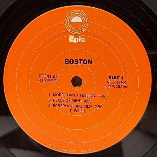 BOSTON / Same (LP) / Epic | WAXPEND RECORDS
