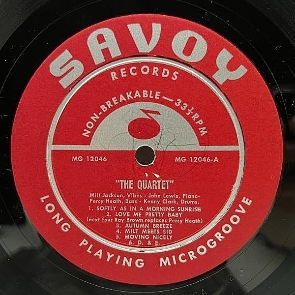 MILT JACKSON / MODERN JAZZ QUARTET / The QUARTET (LP) / Savoy | WAXPEND RECORDS