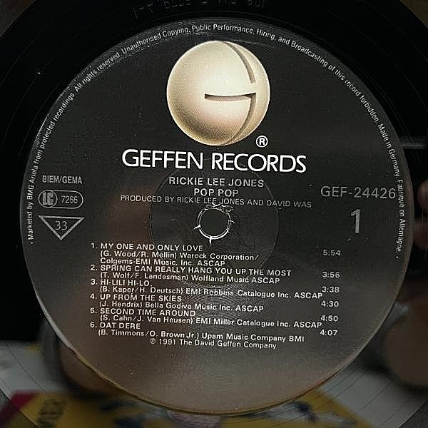 RICKIE LEE JONES / Pop Pop (LP) / Geffen | WAXPEND RECORDS