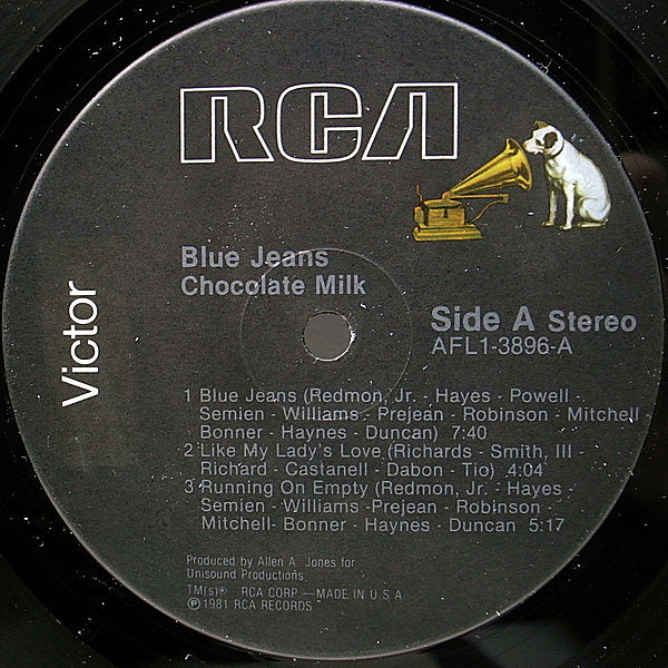 CHOCOLATE MILK / Blue Jeans (LP) / RCA | WAXPEND RECORDS